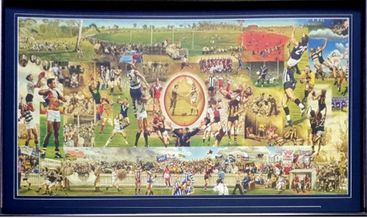 AFL 150 Years stunning commemorative artwork by Jamie Cooper fra ...